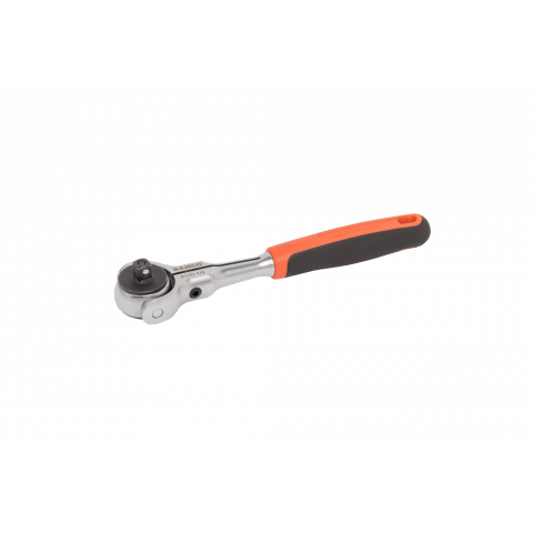 Bahco Ratel 1/4" met scharnierende kop met 72 tanden en actiehoek van 5°