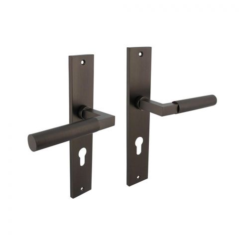 Intersteel Deurkruk Baustil op schild 245 aluminium | GYZS