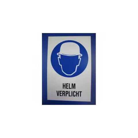 Repko bord "helm verplicht" - 30x20cm - 7436936721703 2182