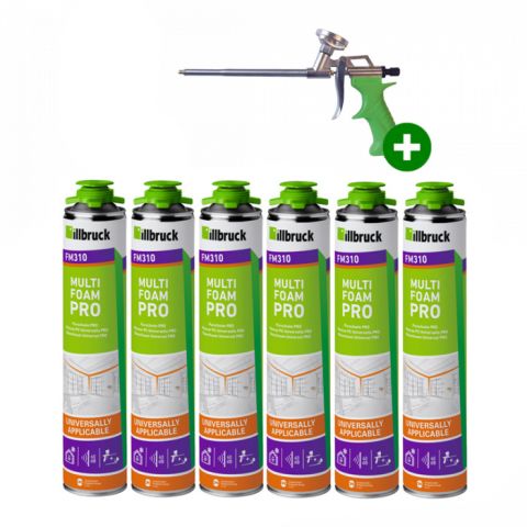 Illbruck Purschuim FM310 750ml met purpistool (Set van 6 bussen)