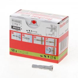 Fischer universeelplug FU 6 x 35mm - 4006209532607 53260