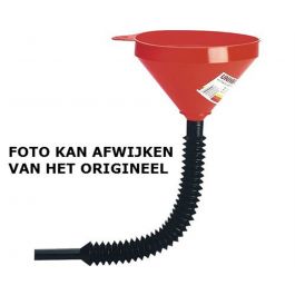 Trechter kunststof + zeef 200mm flexibele tuit - 4028354030074