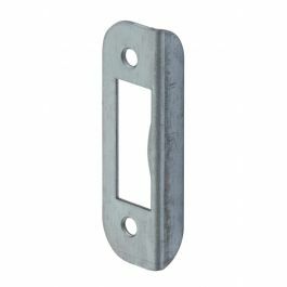 Nemef Hoeksluitplaat - afgerond - 80 x 24 x 12 mm (LxBxH/B+LIP) - staal ...