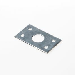 GB Plaat voor staartgrendel sendzimir verzinkt 40 x 66mm 74417
